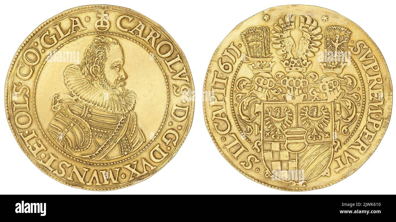 5 ducats (thaler stamp). Karol II (książę oleśnicki ; 1587-1617), ruler ...