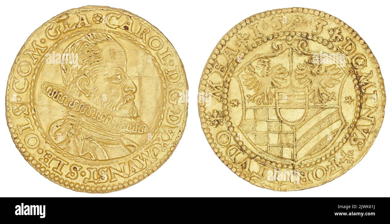 ducat. Karol II (książę oleśnicki ; 1587-1617), ruler Stock Photo - Alamy
