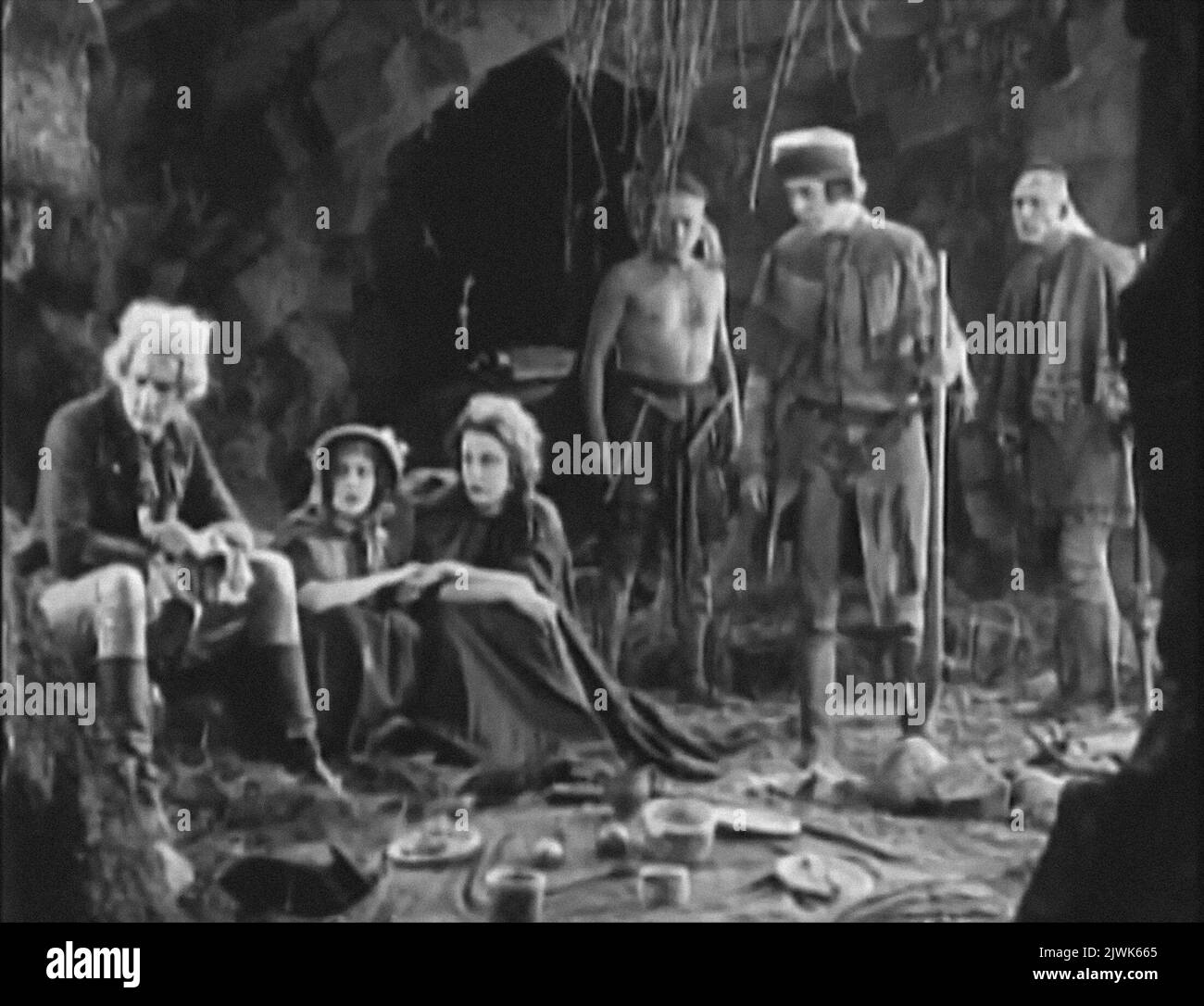 Last of the Mohicans vintage movie screen Stock Photo - Alamy