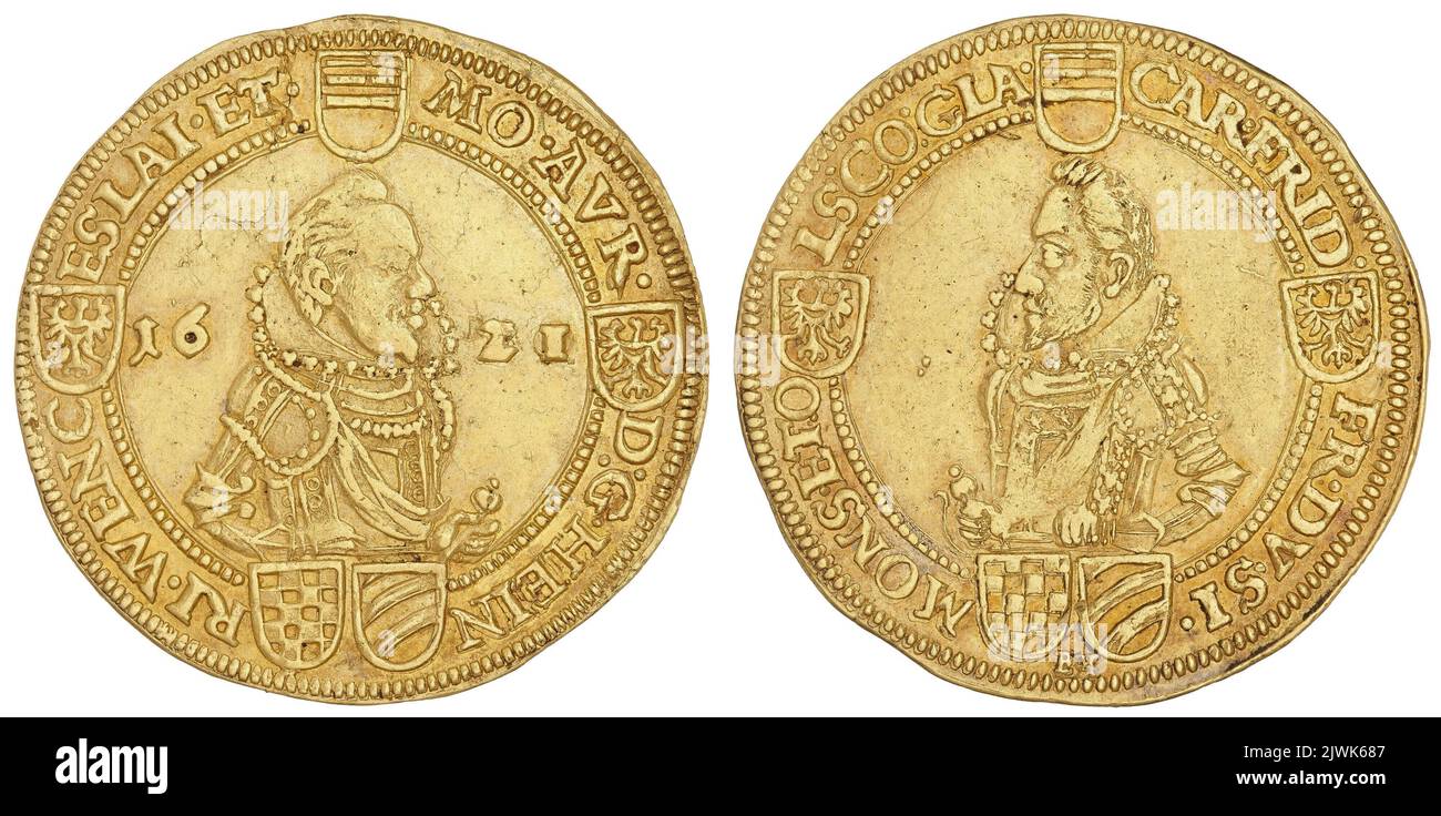 3 ducats. Henryk Wacław (książę oleśnicki ; 1617-1639), ruler, Karol ...