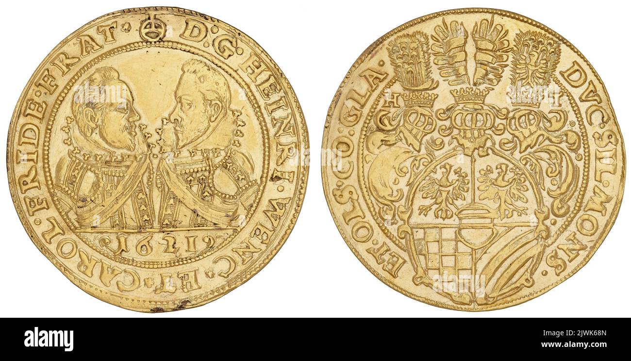 3 ducats. Henryk Wacław (książę oleśnicki ; 1617-1639), ruler, Karol ...