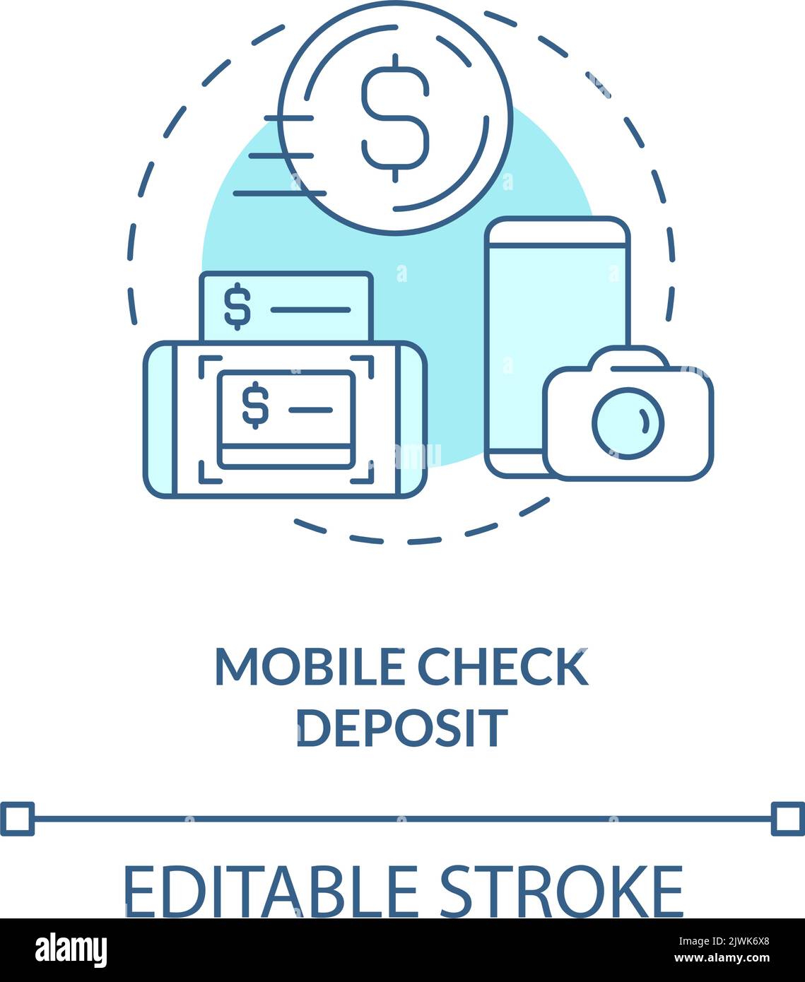 Deposit check Cut Out Stock Images & Pictures - Alamy