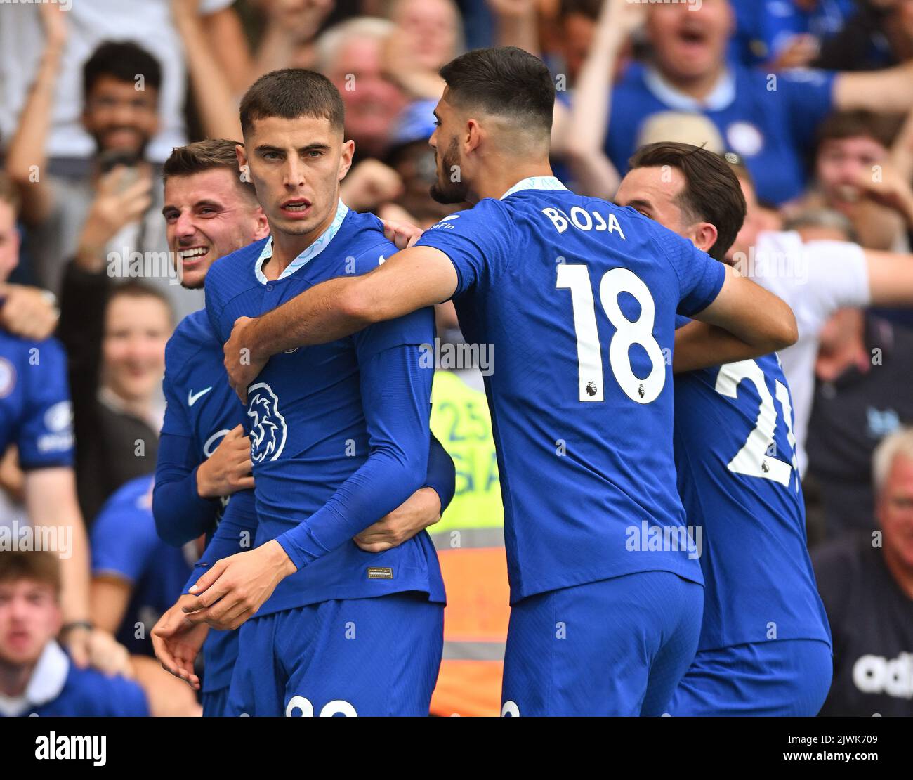 Kai havertz chelsea celebrates hi-res stock photography and images - Alamy