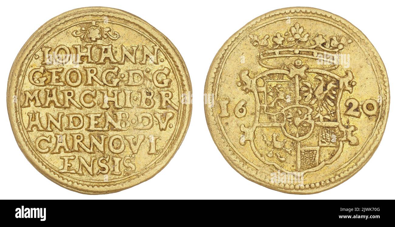 ducat (1 ducat stamp). Jan Jerzy Hohenzollern (książę karniowski ; 1607 ...