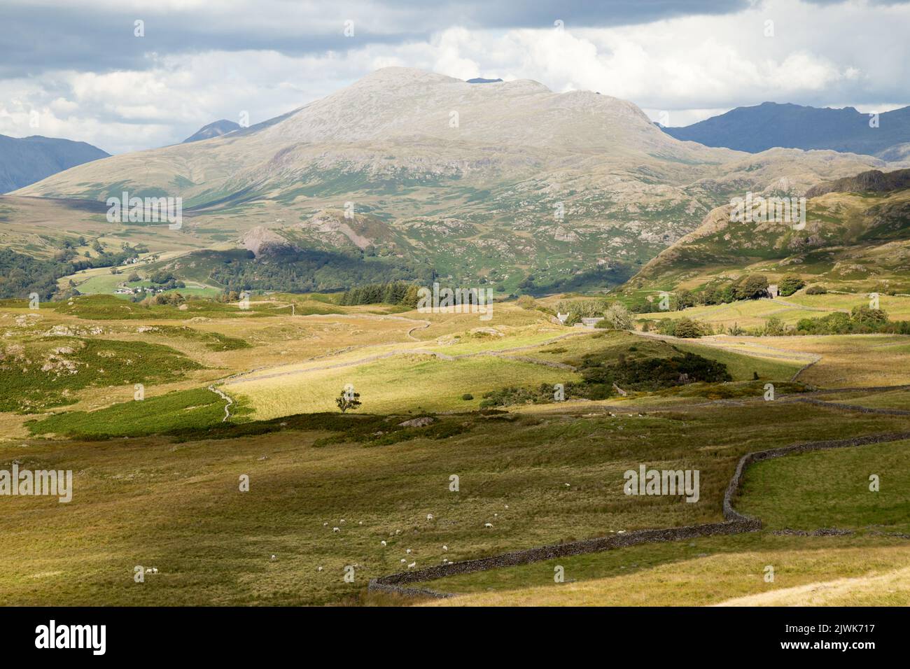 Birkerthwaite Birker Fell, Eskdale, Cumbria, England Stock Photo - Alamy