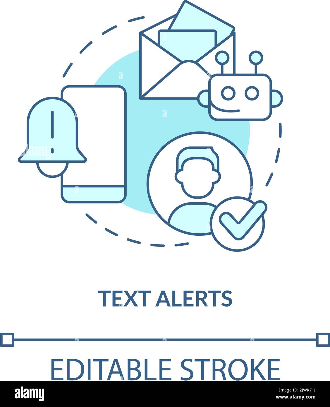 Account alerts Cut Out Stock Images & Pictures - Alamy