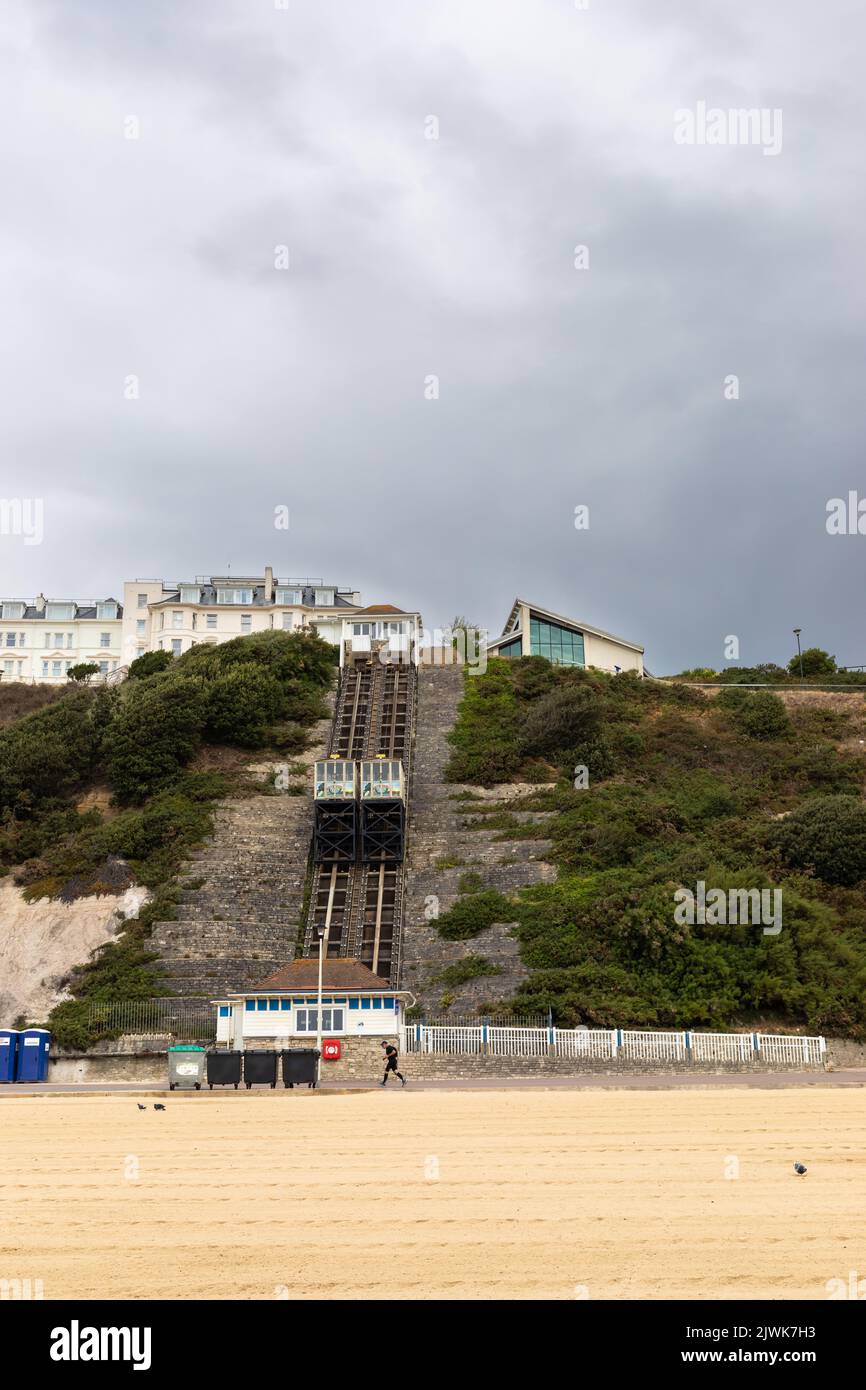 Lift to west cliff beach hi-res stock photography and images - Alamy