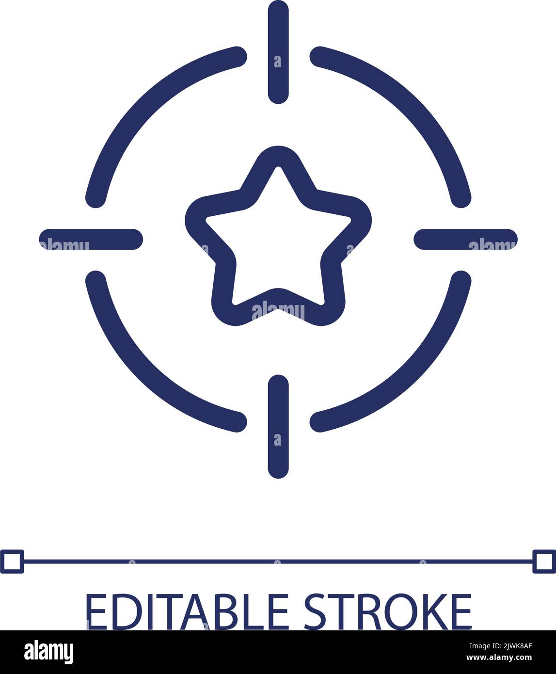 Dream chasing pixel perfect linear ui icon Stock Vector Image & Art - Alamy