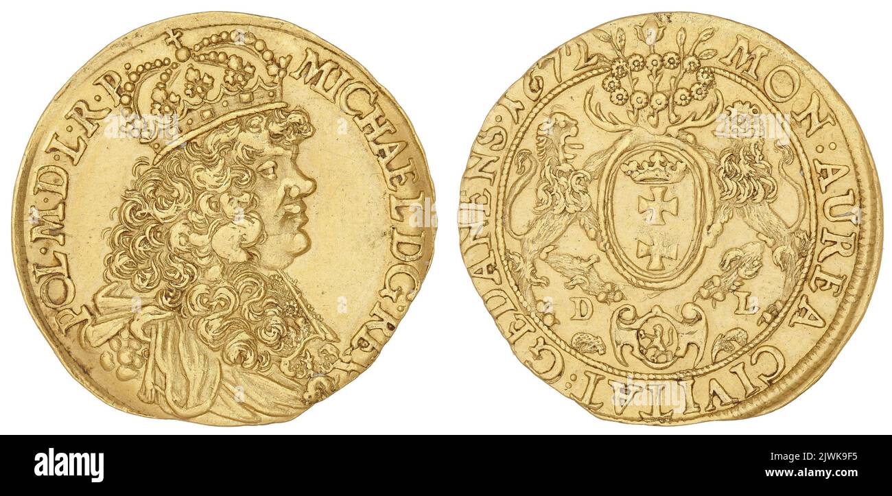 Gdańsk ducat. Michał Korybut Wiśniowiecki (król Polski ; 1669-1673 ...