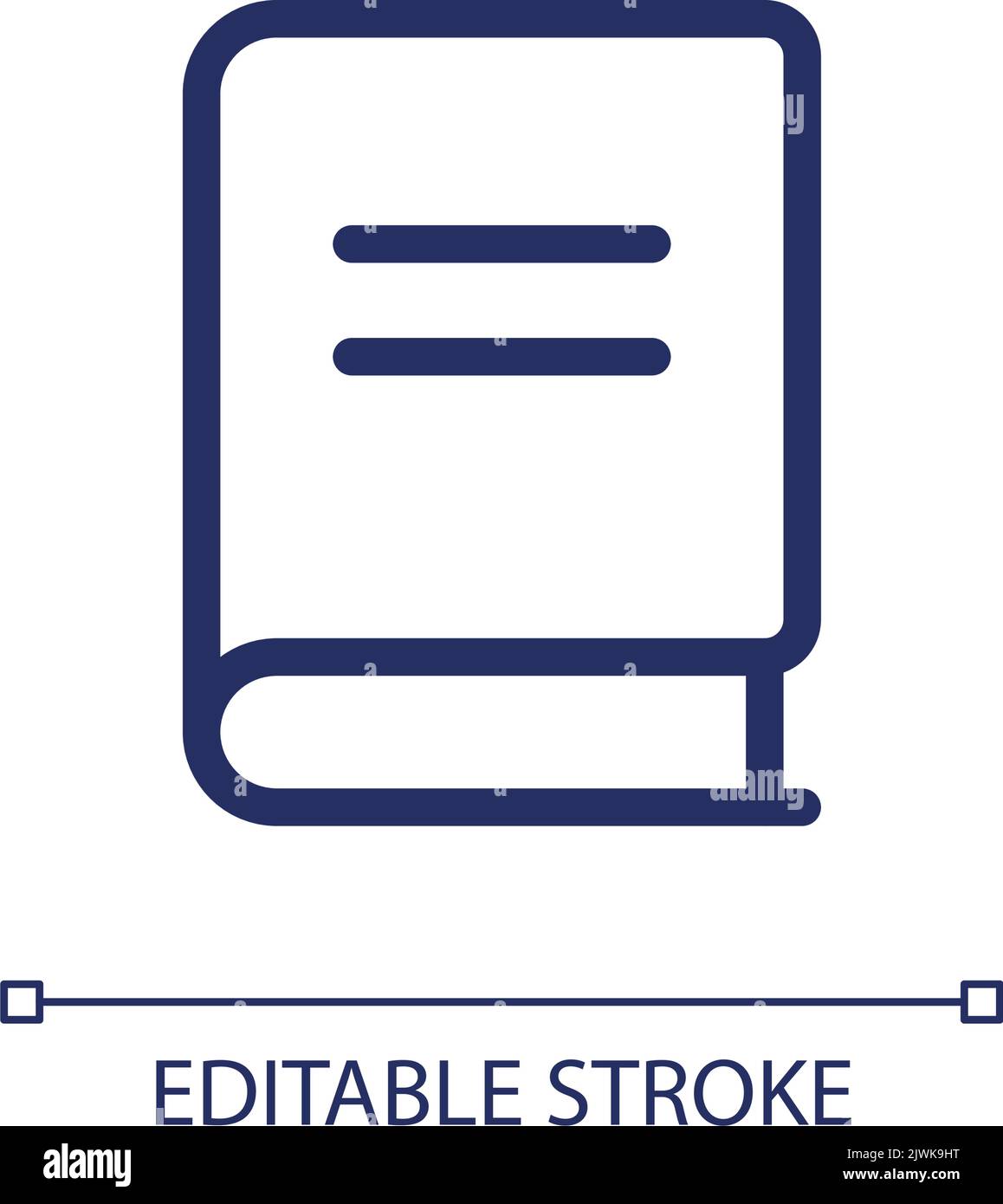 Closed book icon outline Cut Out Stock Images & Pictures - Alamy