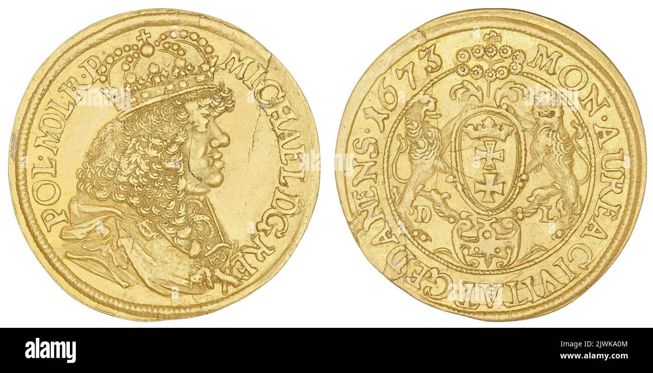 Gdańsk ducat. Michał Korybut Wiśniowiecki (król Polski ; 1669-1673 ...