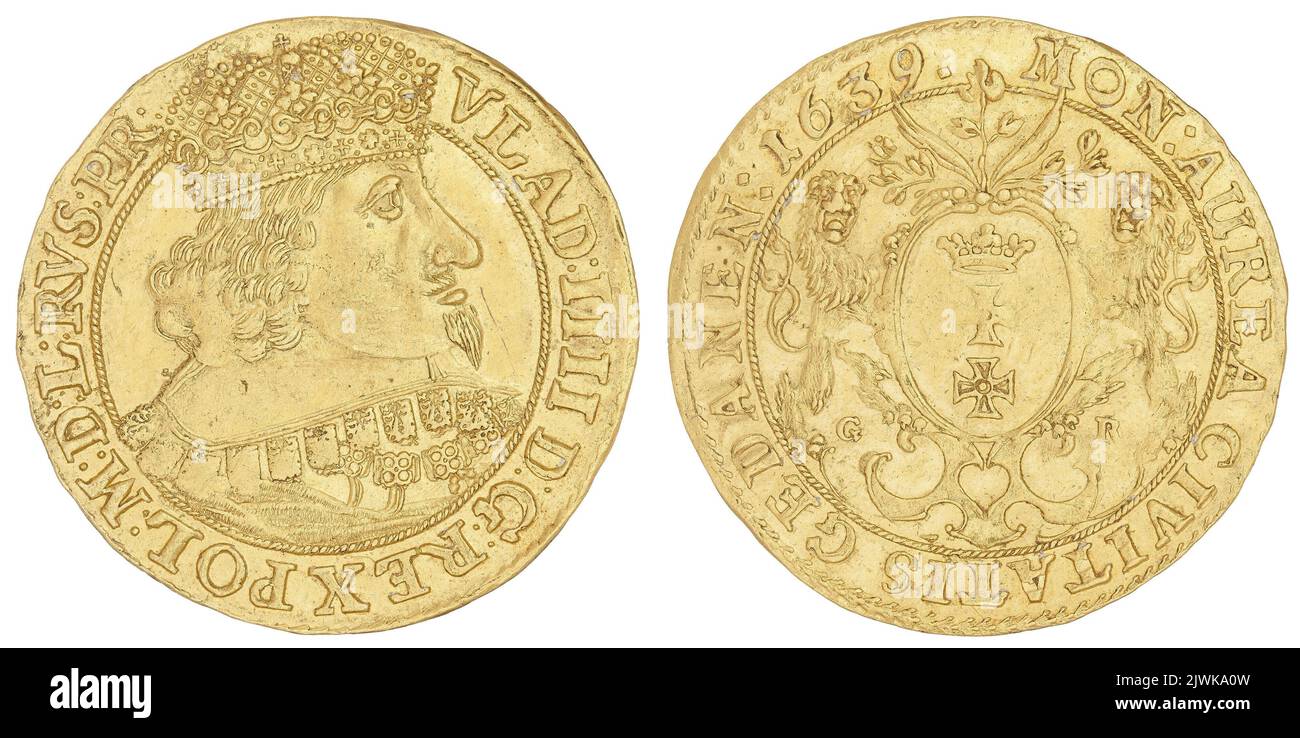 Gdańsk ducat. Rogge, Gerhard (fl. 1639-1657), mint tenant, Władysław IV ...
