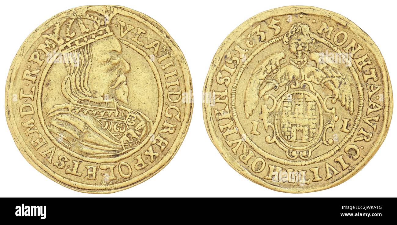 Toruń ducat. Jacobson, Emden Jakub van (fl. 1616-1639), mint tenant ...