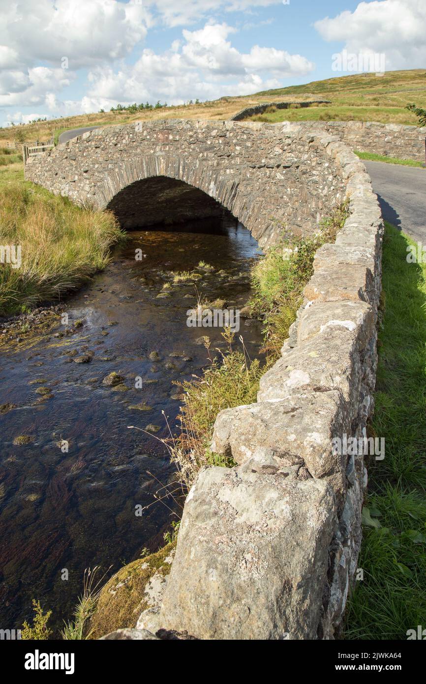 bridge Crosby Gill Lake District Cumbria England UK Stock Photo - Alamy