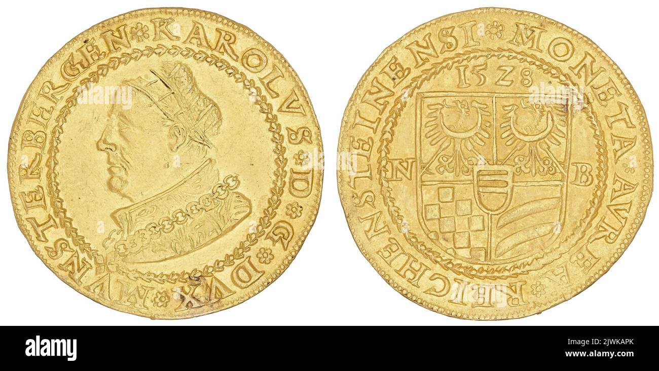 3 ducats. Karol I (książę ziębicko-oleśnicki ; 1511-1536), ruler Stock ...