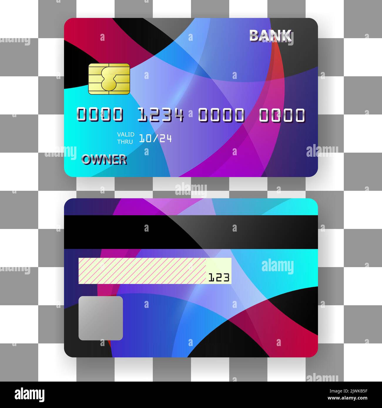 banking card template background pink stripe elegant design art ...