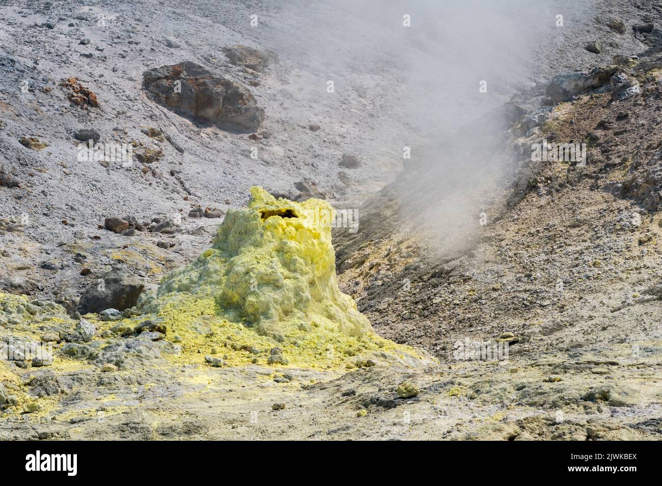 Smoking solfatara in fumarole hi-res stock photography and images - Alamy