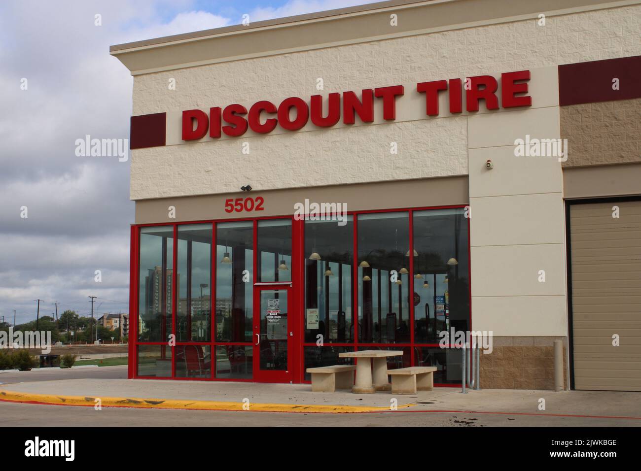 A Discount Tire storefront in San Antonio, Texas, USA, on September 5 ...