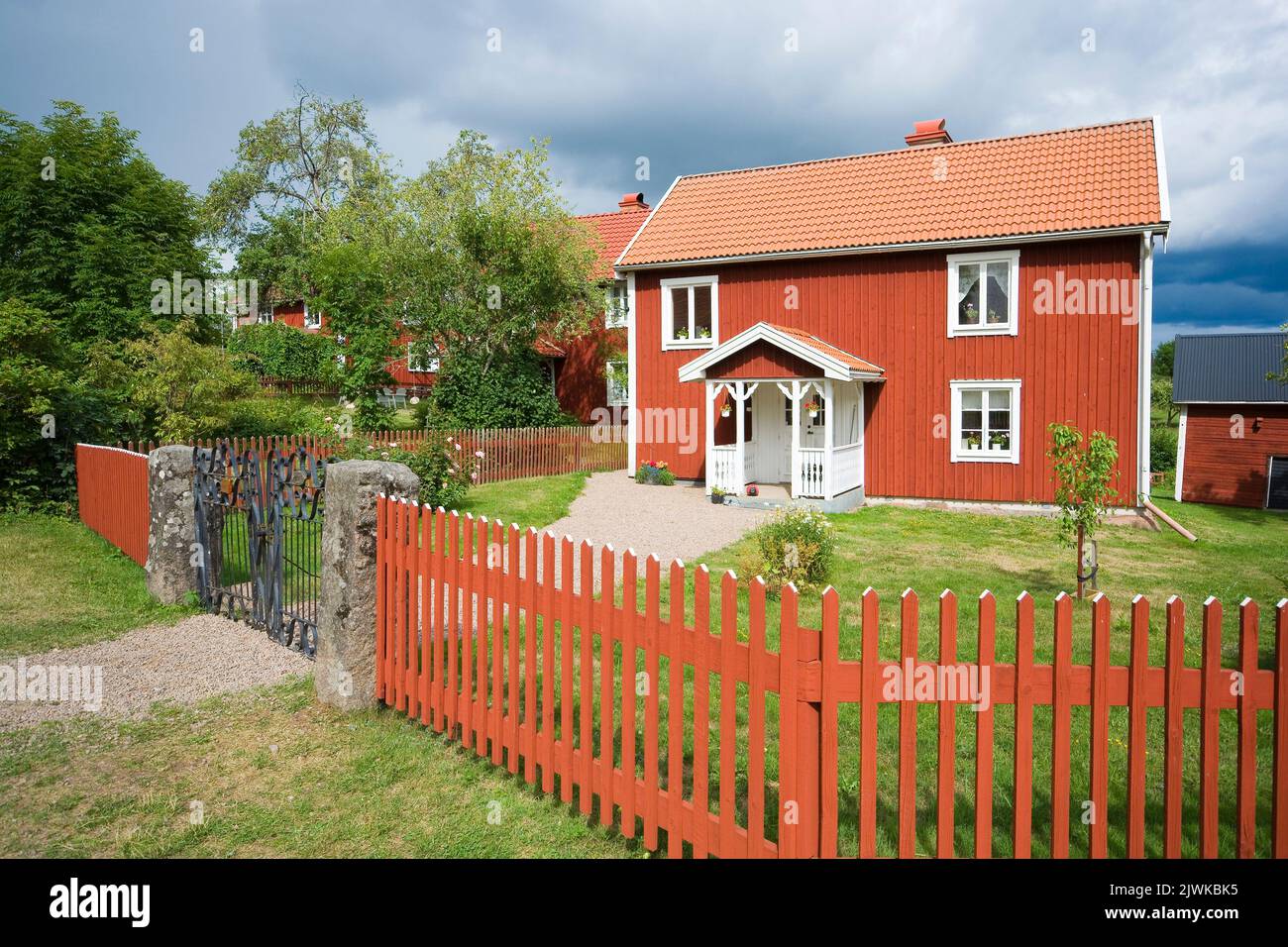Houses of Bullerbyn, Sevedstorp, Sweden Stock Photo - Alamy