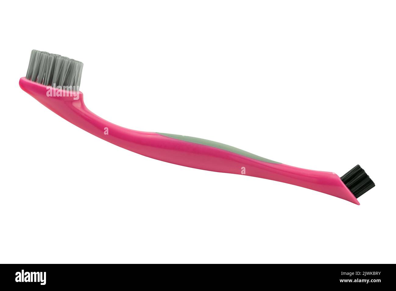 Pink grout brush isolated on white background Stock Photo - Alamy