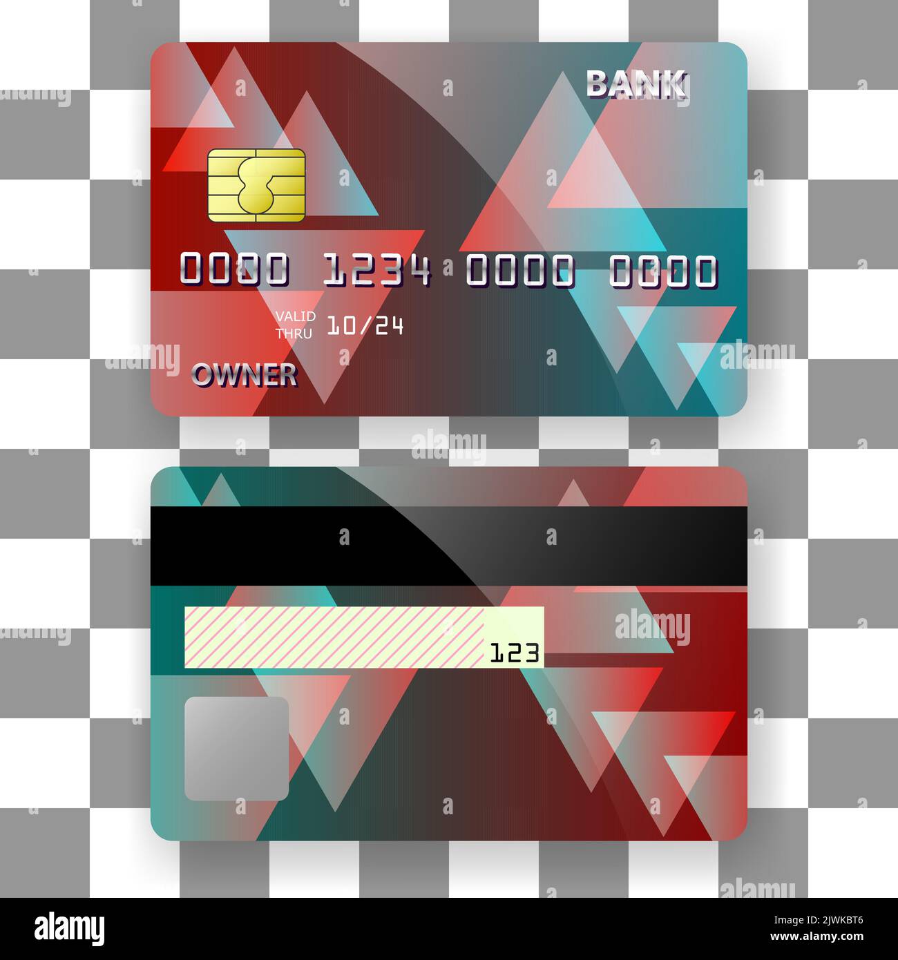 banking card template background pink stripe elegant design art ...