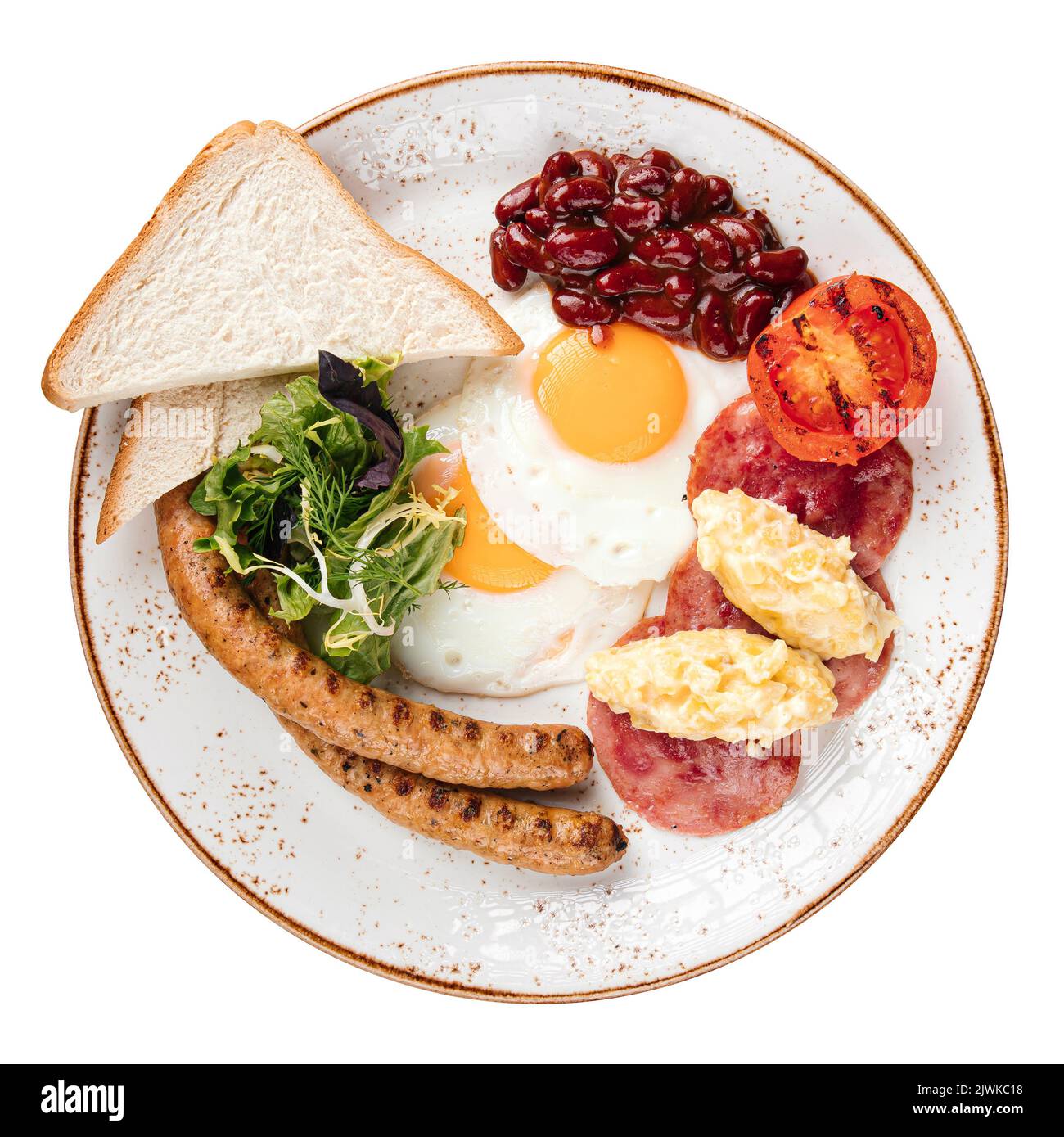 English breakfast menu hi-res stock photography and images - Alamy