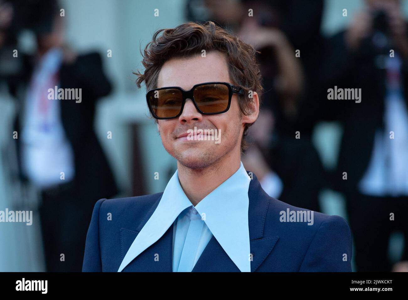 Harry styles red carpet venice hi-res stock photography and images - Alamy