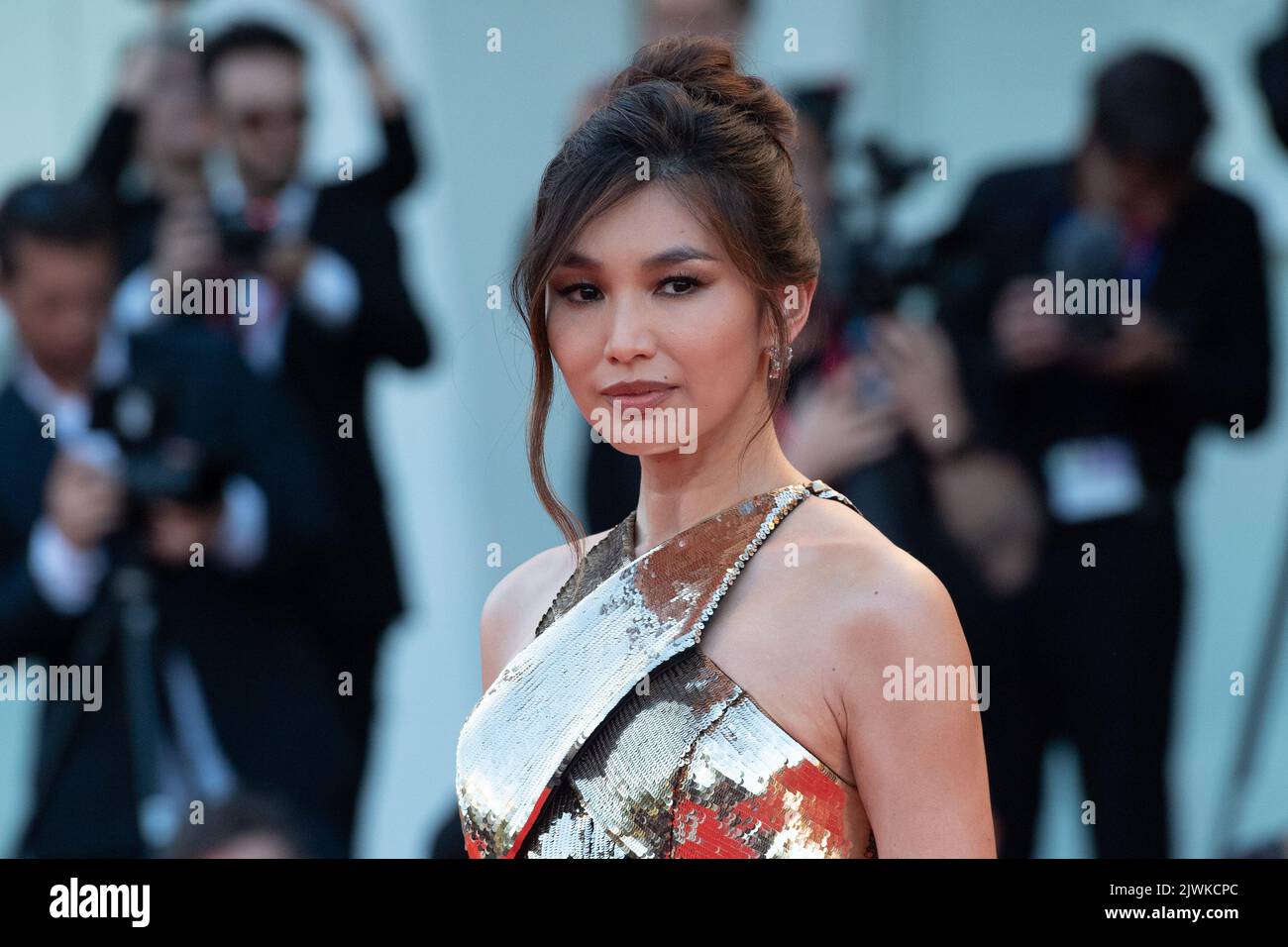Venice, Italy. September 05, 2022, Gemma Chan attends Don't Worry ...