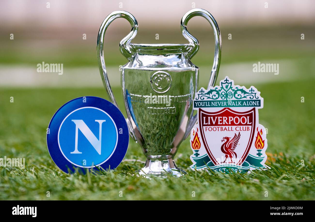 S s c napoli flag hi-res stock photography and images - Alamy