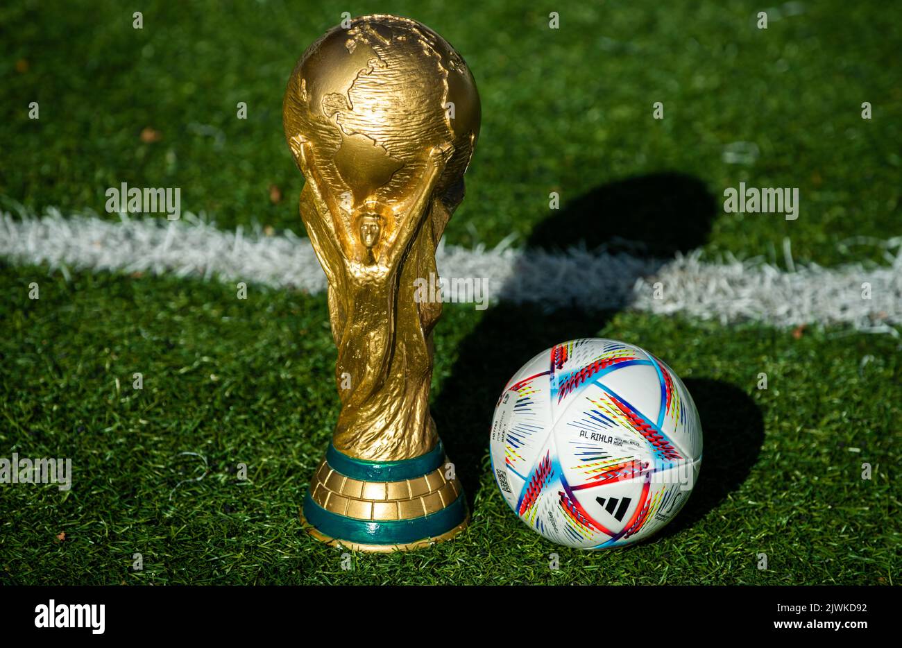 September 3, 2022, Doha, Qatar. FIFA World Cup and official Adidas Al ...