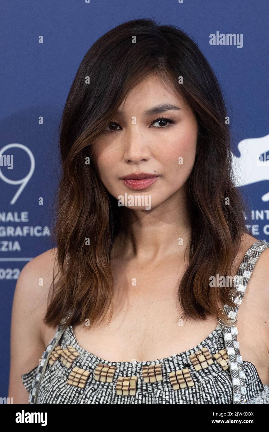 Gemma Chan attends the photocall for "Don't Worry Darling" at the 79th ...