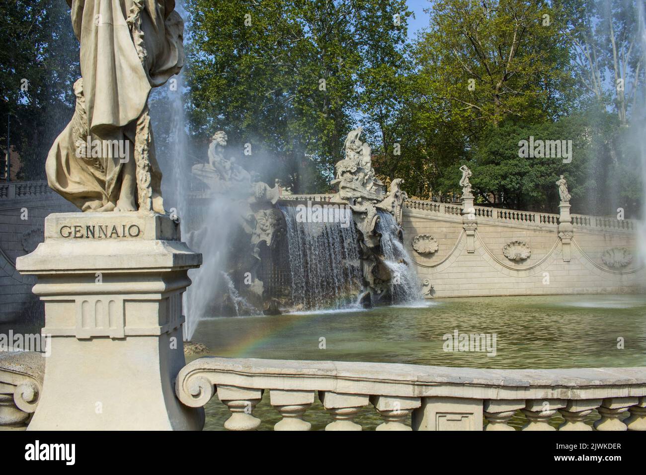 Fontana 12 mesi turin hi-res stock photography and images - Alamy