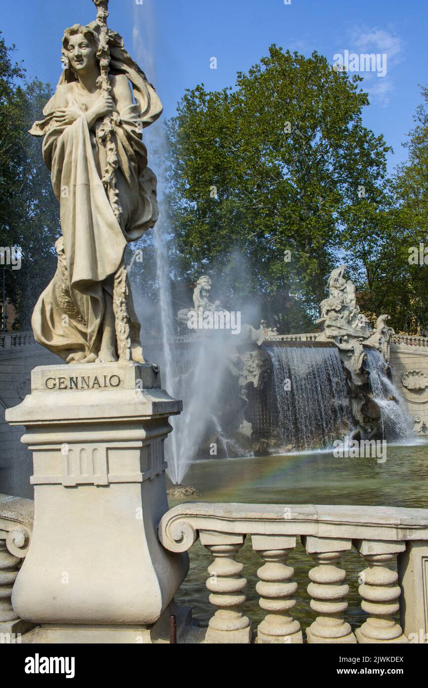 Parco del Valentino, Turin, Italy Stock Photo - Alamy