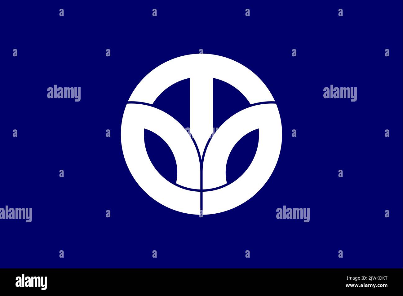 Flag of Fukui Prefecture (Japan) - vector, Fountain of Fortune Stock ...