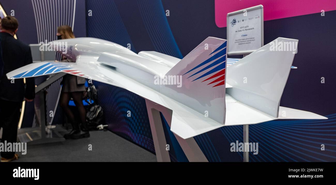 December 19, 2021, Sochi, Russia, A mock-up of the Russian advanced ...