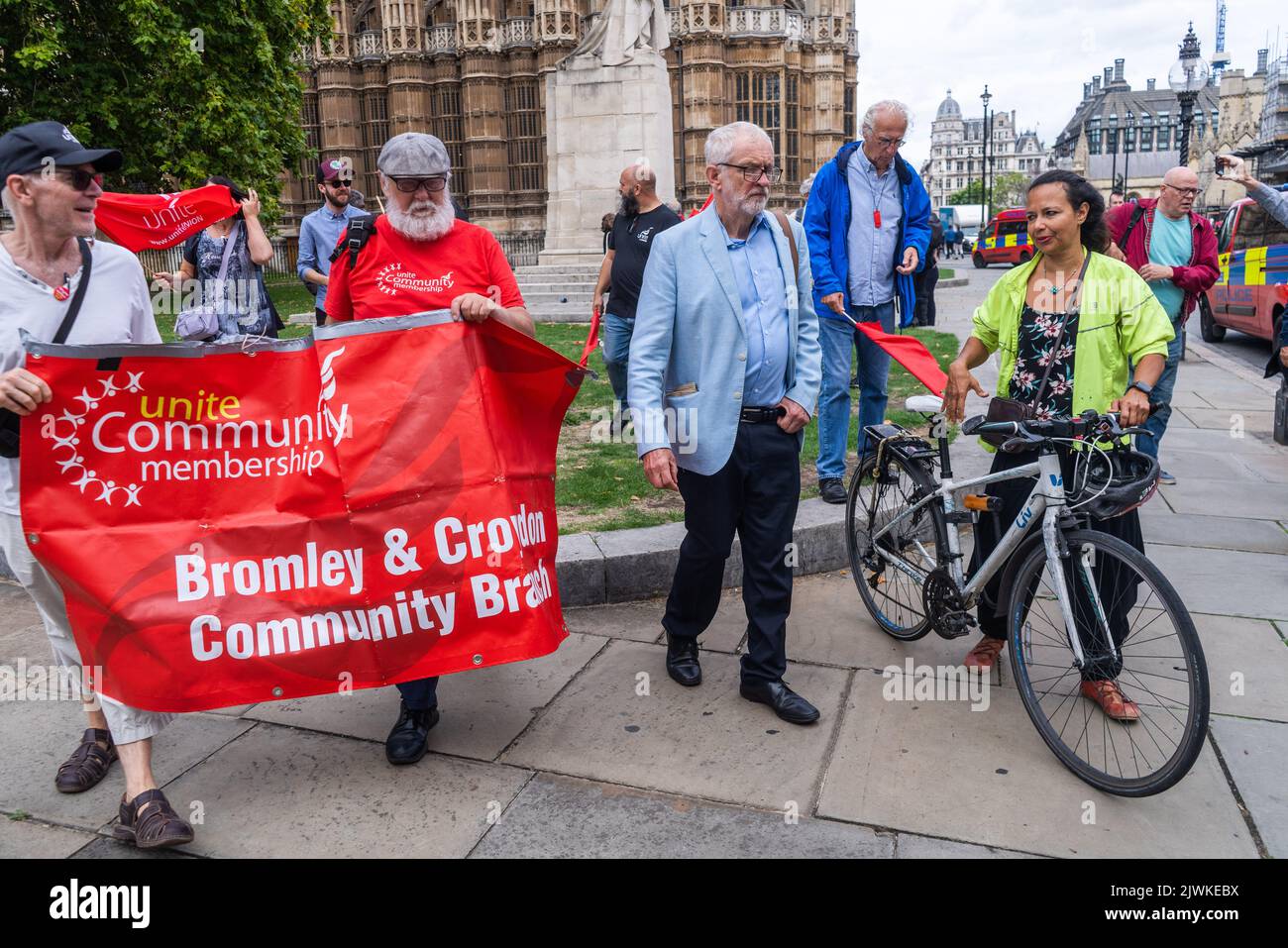 London UK. 6 September 2022. Jeremy Corbyn, MP for Islington North ...
