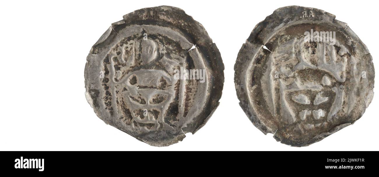 bracteate denarius. Zakon krzyżacki (1190-), issuer Stock Photo - Alamy