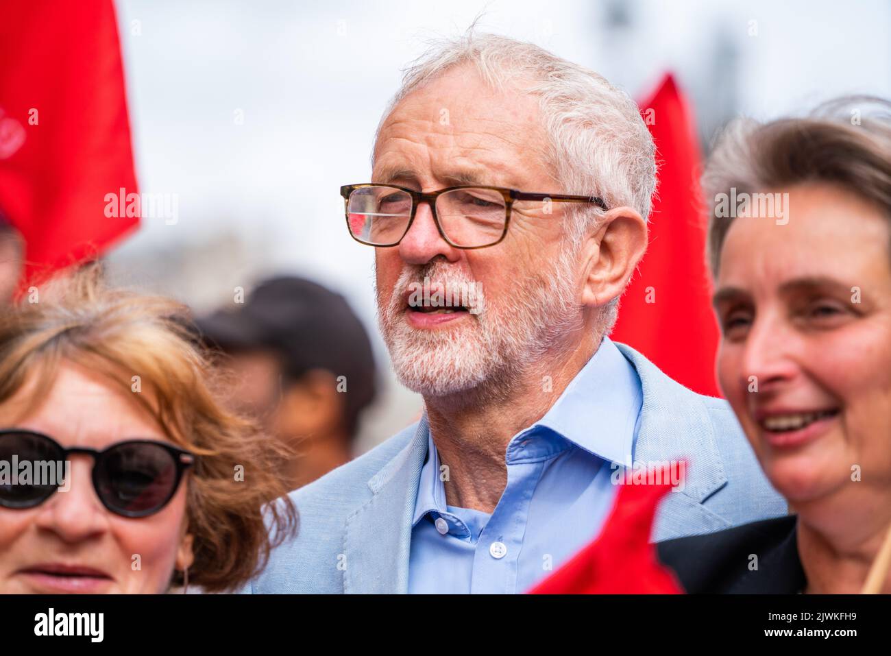 London UK. 6 September 2022. Jeremy Corbyn, MP for Islington North ...