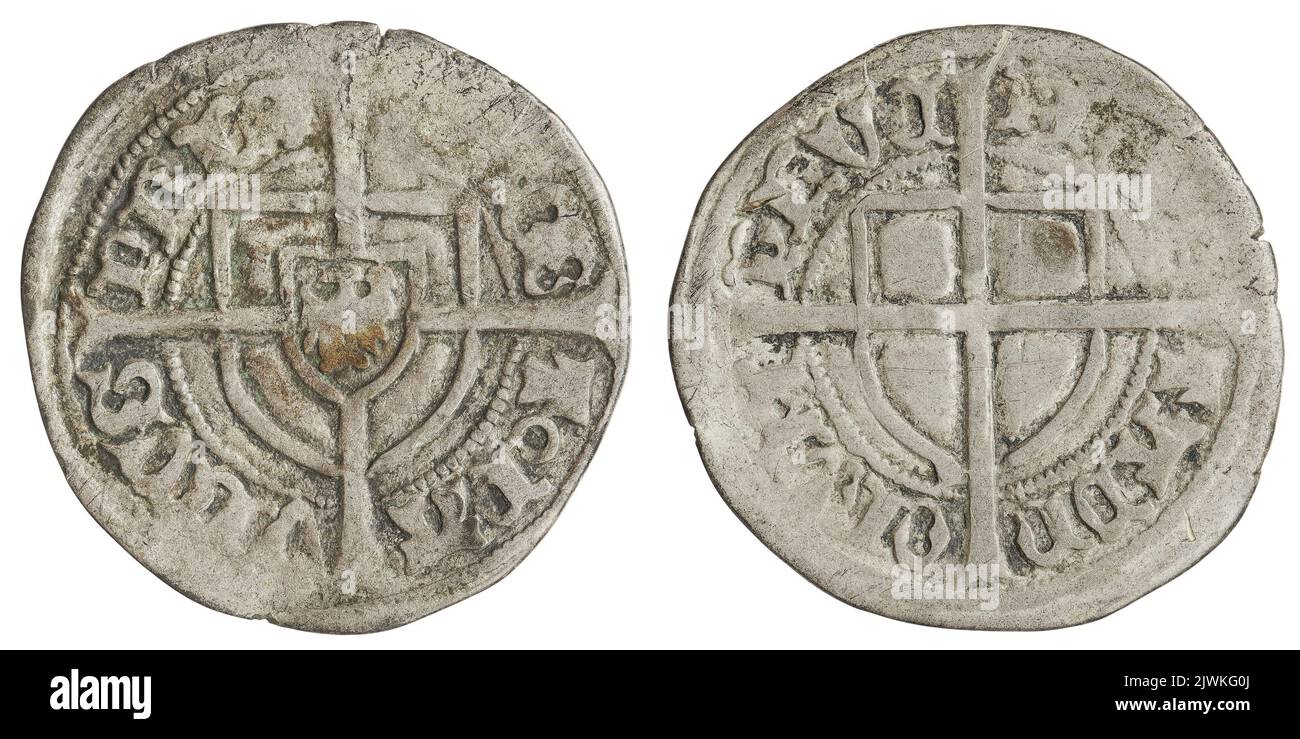 schilling. Zakon krzyżacki (1190-), issuer, Paweł von Russdorf (wielki ...