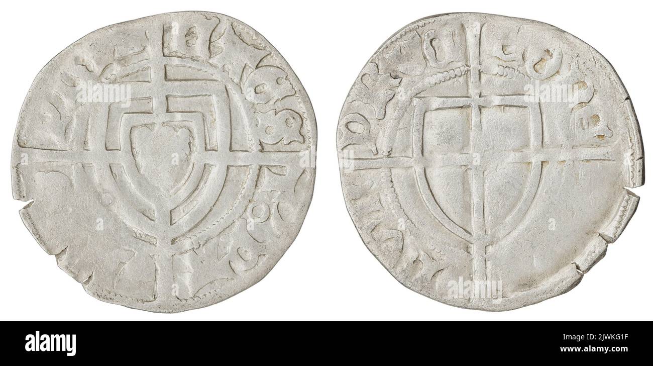 schilling. Zakon krzyżacki (1190-), issuer, Paweł von Russdorf (wielki ...