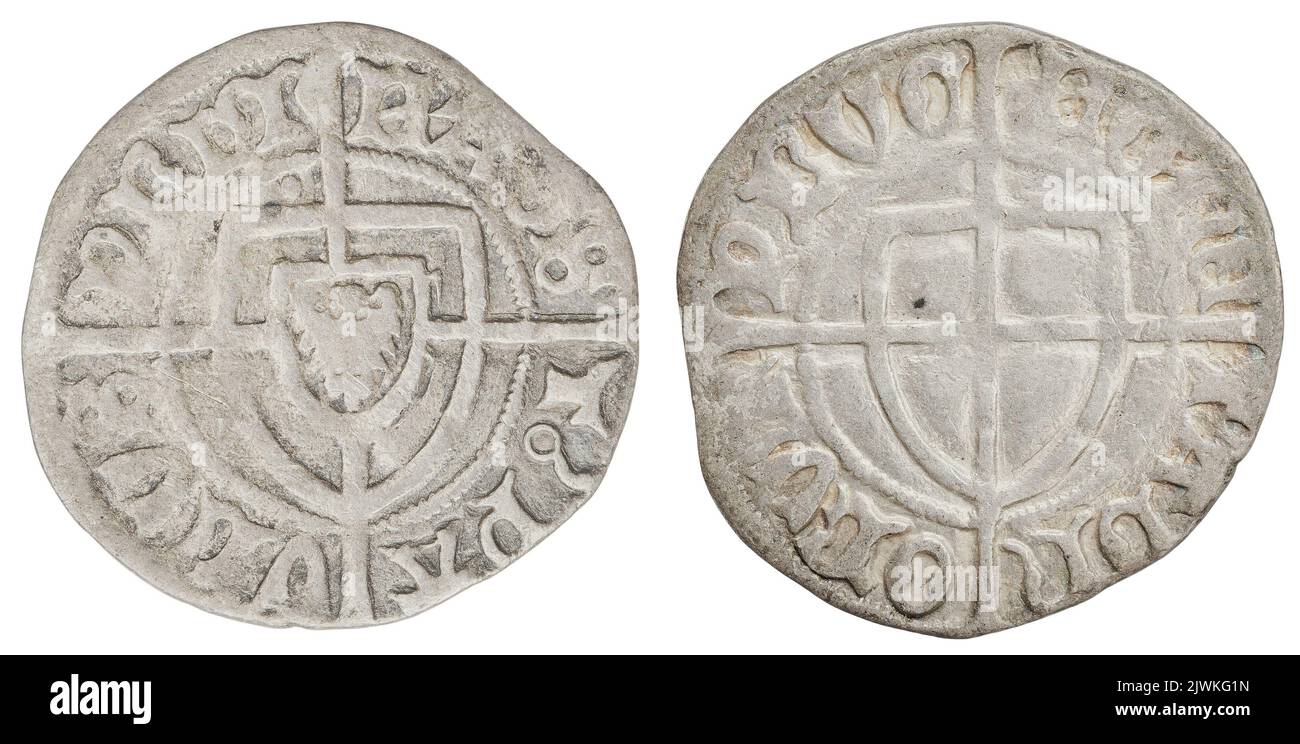 schilling. Zakon krzyżacki (1190-), issuer, Paweł von Russdorf (wielki ...