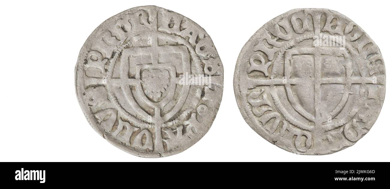 schilling. Zakon krzyżacki (1190-), issuer, Paweł von Russdorf (wielki ...