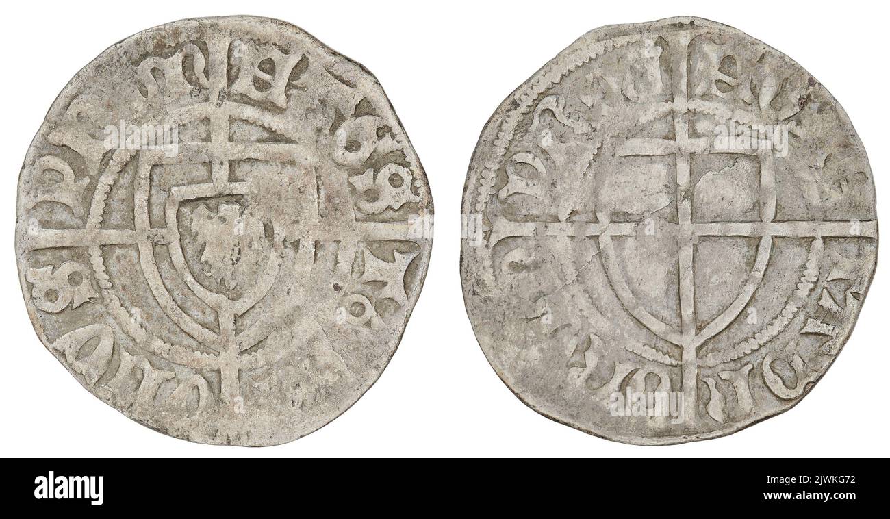 schilling. Zakon krzyżacki (1190-), issuer, Paweł von Russdorf (wielki ...