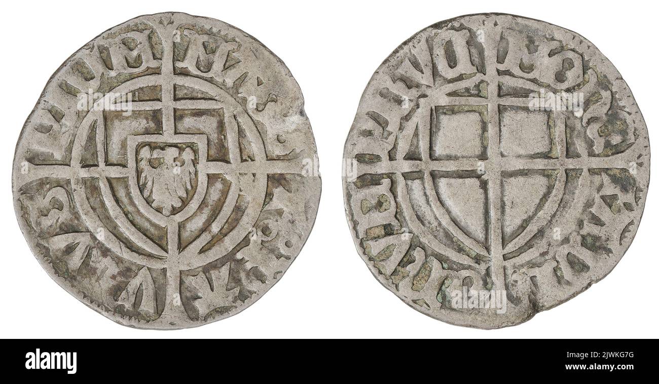 schilling. Zakon krzyżacki (1190-), issuer, Paweł von Russdorf (wielki ...