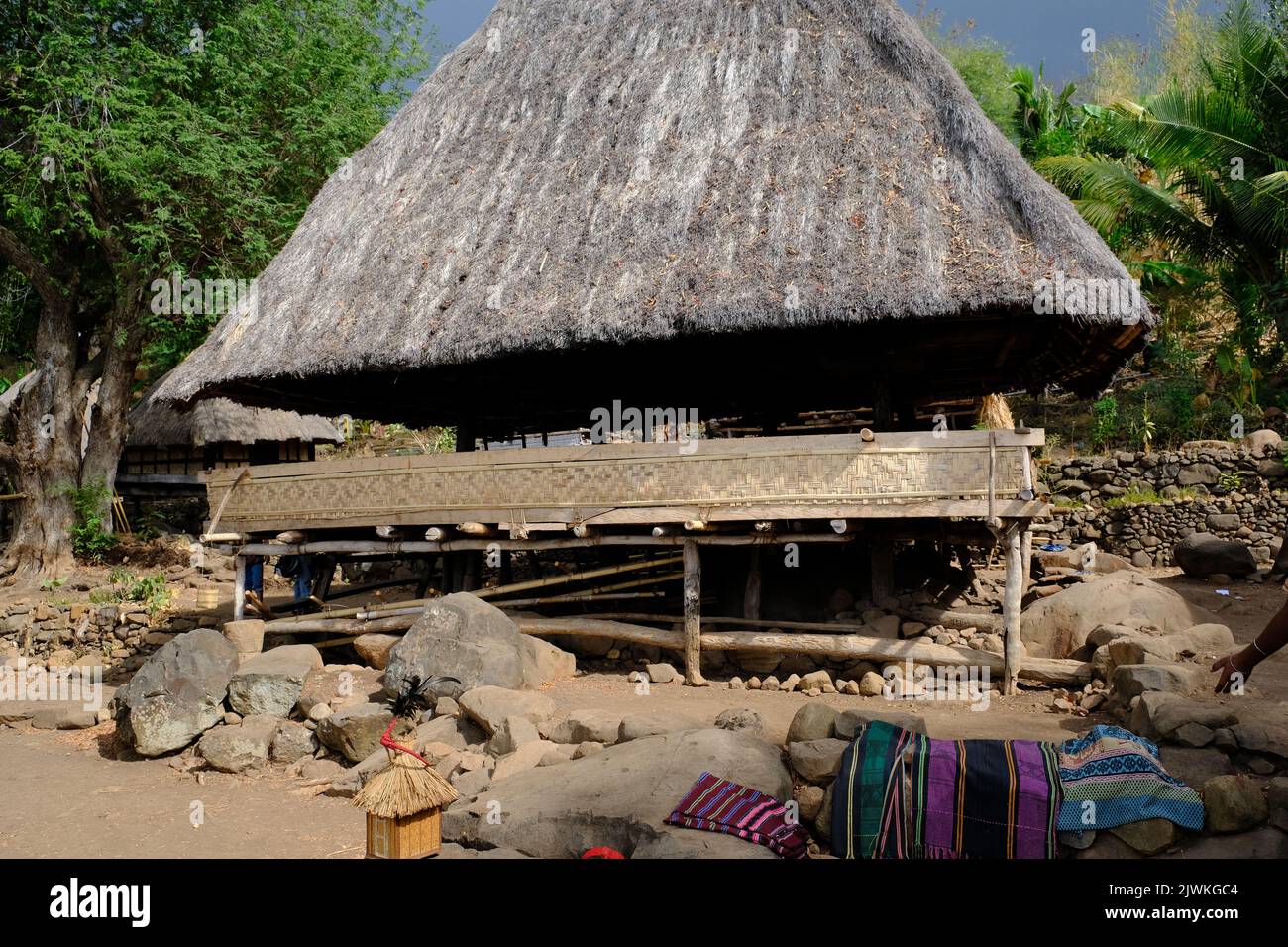 Indonesia Alor Island - Takpala Traditional Village Stock Photo - Alamy
