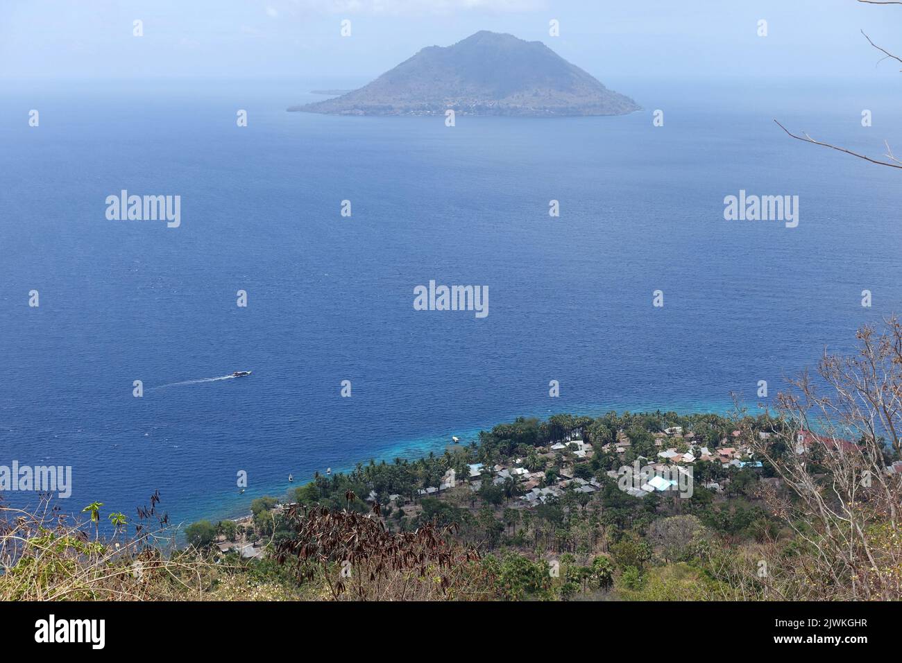 Indonesia Alor Island - Viewpoint from Pura Island to Ternate Island ...
