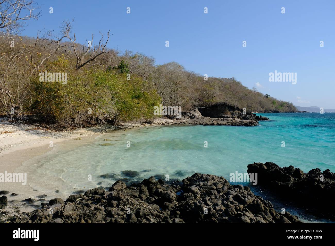 Indonesia Alor Island - Beach shoreline Stock Photo - Alamy