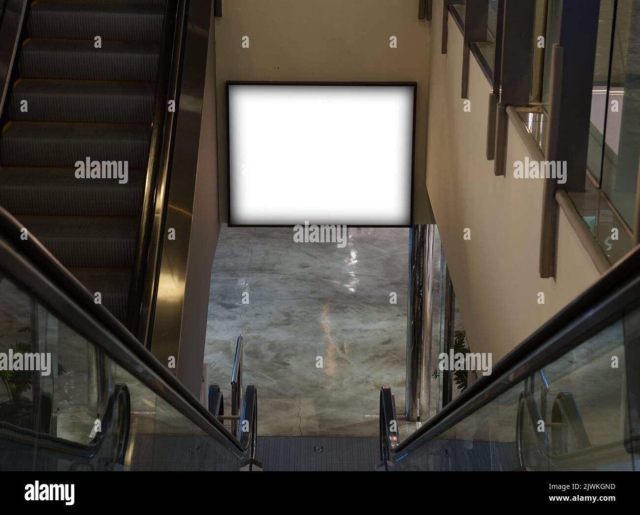 Department Scenery and Advertising Mockup Stock Photo - Alamy