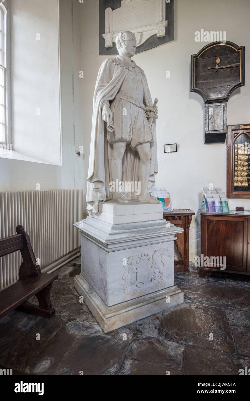 Attractive sculpturesn inside the cathedral church of St Fachtna in ...