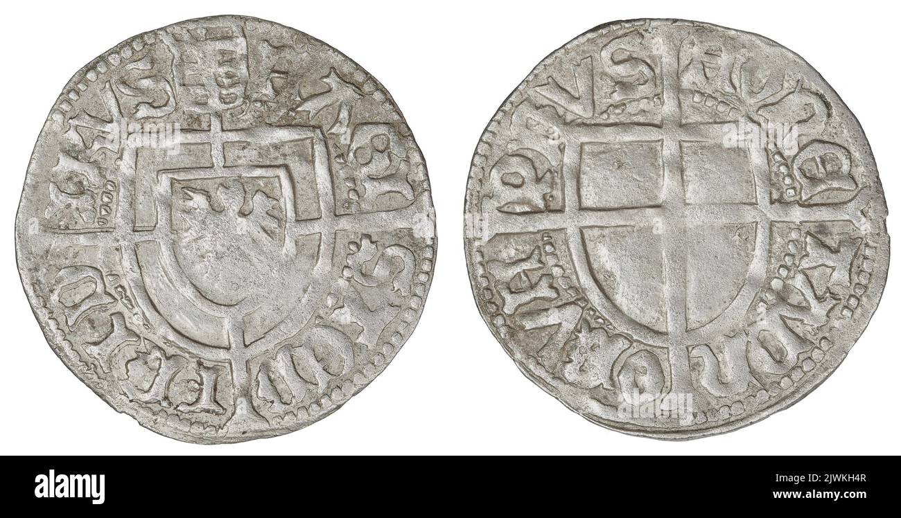 groschen. Zakon krzyżacki (1190-), issuer, Wesner, Hans (fl. 1480 ...